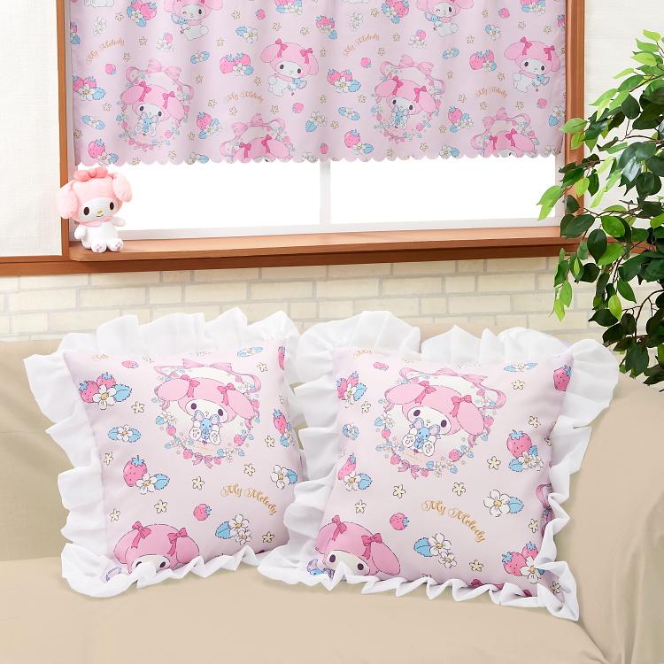 マイメロディ クッションカバー ふわふわぬいぐるみ フリル付き 45×45cm サンリオ : インテリアショップ シード - 通販 - Yahoo!ショッピング