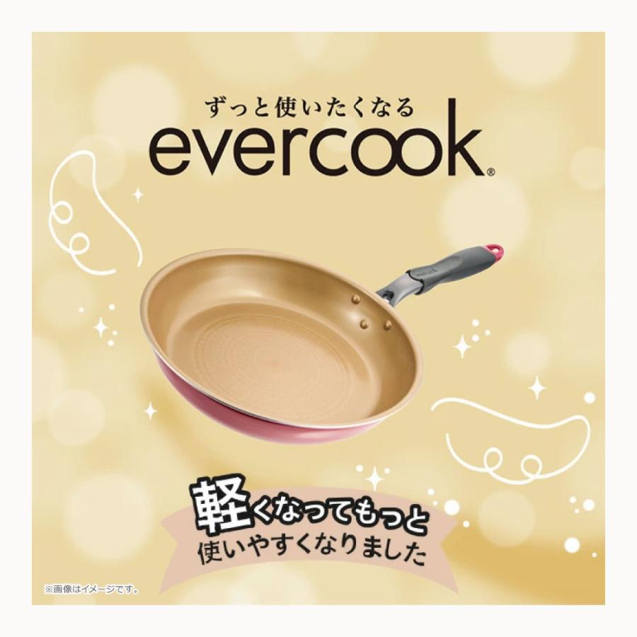 evercook エバークック 深型 フライパン 16cm レッド | EIDP16RD3 片手鍋 軽量化 全熱源対応 IH対応 PFOA不使用 500日保証 ドウシシャ : i-shop ...