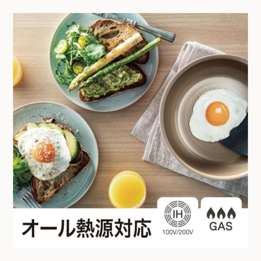 エバークック フライパン 26cm レッド｜EIFP26RD3 片手鍋 軽量化 全熱源対応 IH対応 PFOA不使用 evercook 500日保証 ドウシシャ : eifp26rd3 : i ...