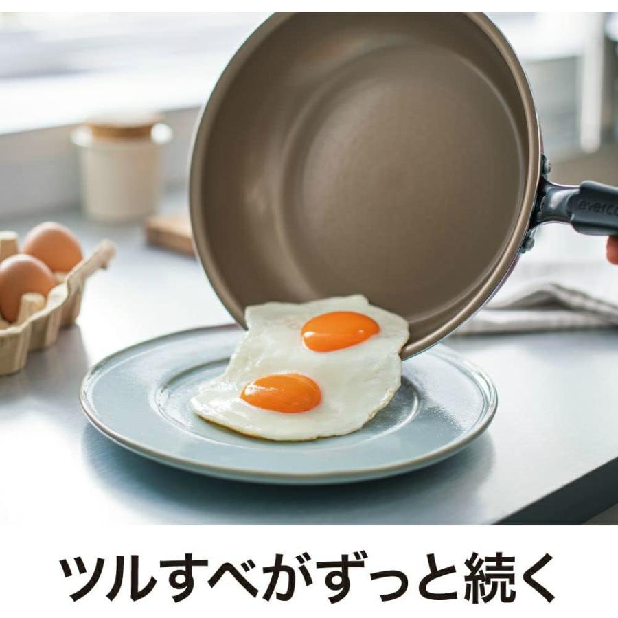evercook 深型 フライパン 28cm EIFP28DRD2 レッド | 全熱源対応 IH対応 ガス対応 炒め鍋 | エバークック 500日保証 : eifp28drd : i-shop ...