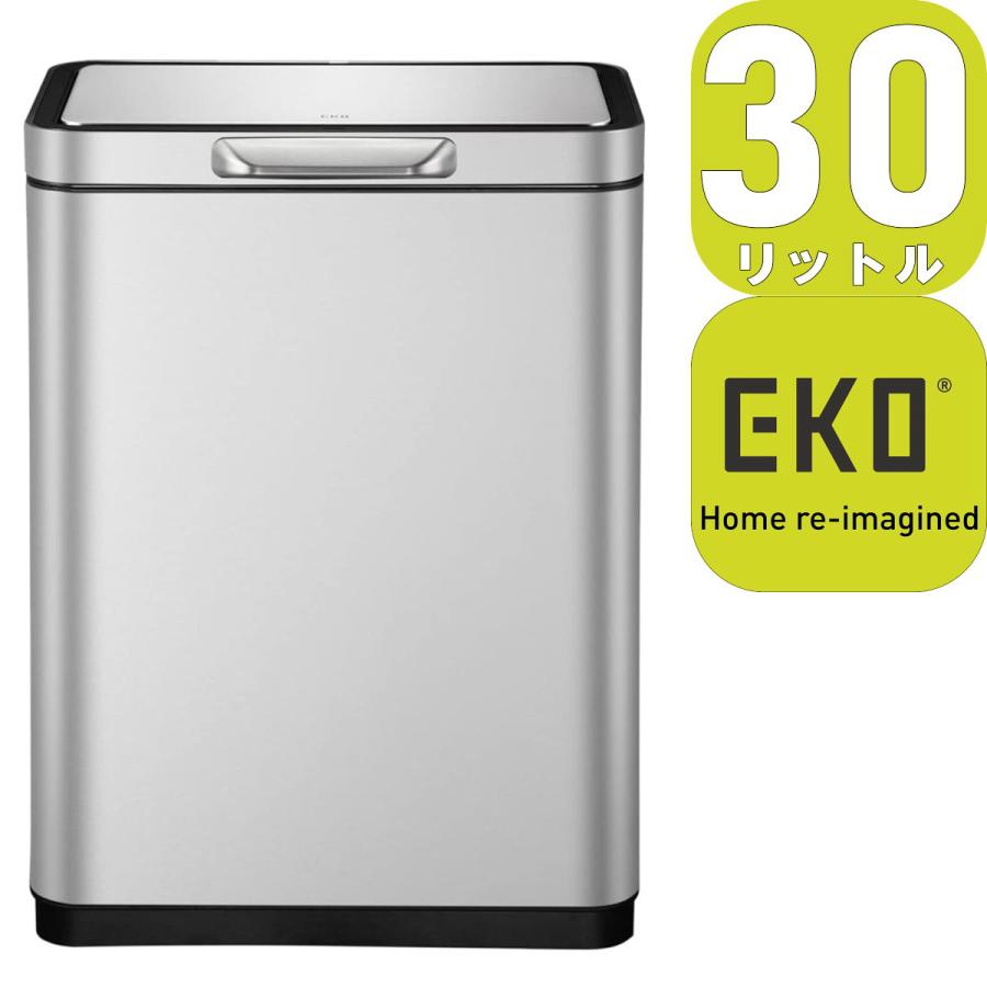 EKO JAPAN イータッチエレクトリックタッチビン EK9180RMT-30L | 37.5x28x61.9cm タッチセンサー 自動開閉 蓋つき ゴミ箱 1年保証 爆買 : i-shop ...