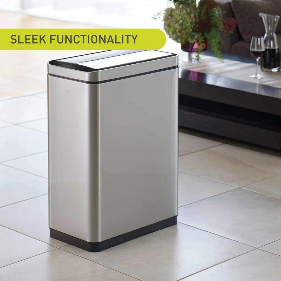 EKO JAPAN デラックスファントムセンサービン EK9287MT-45L | 27.0x46.0x65.5cm | センサー式開閉 蓋つき ゴミ箱 正規品 1年保証 :ek9287mt ...