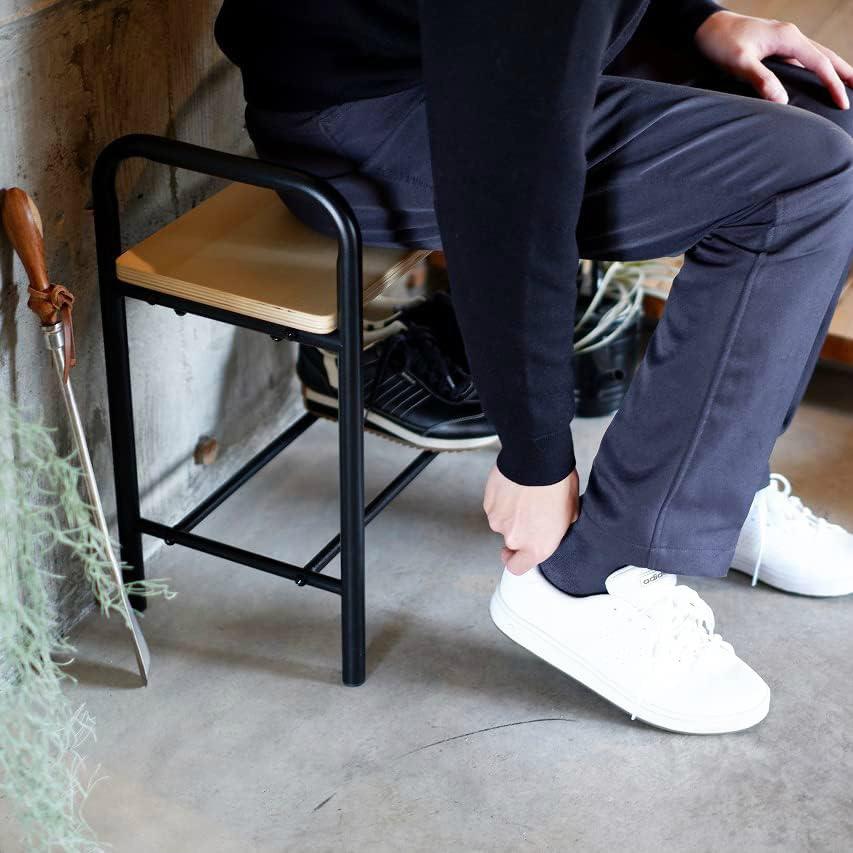 COLLEND コレンド アイアンレッグ玄関スツール ILES-UC | W501×D272×H522mm サイドテーブル イス 踏み台 日東 : i-shopさくら Yahoo!店 - 通販 ...