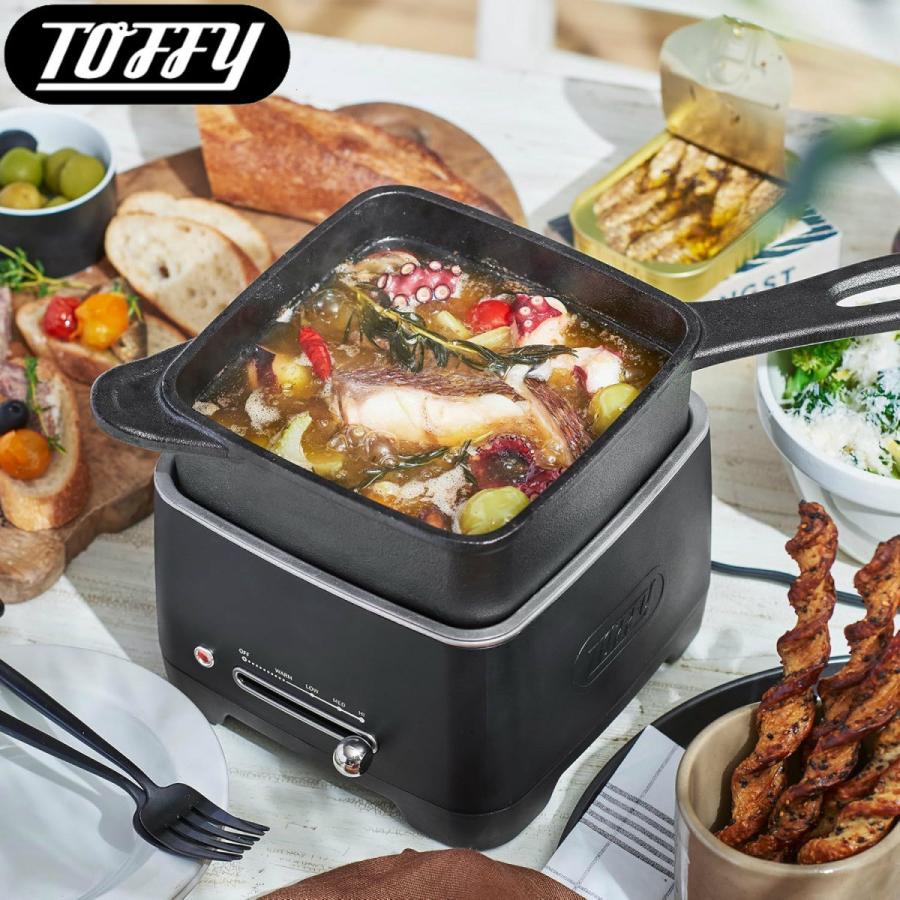 Toffy ホットスキレット K-SK1-RB｜鋳鉄製スキレット＆減煙プレート付 : i-shopさくら Yahoo!店 - 通販 - Yahoo!ショッピング