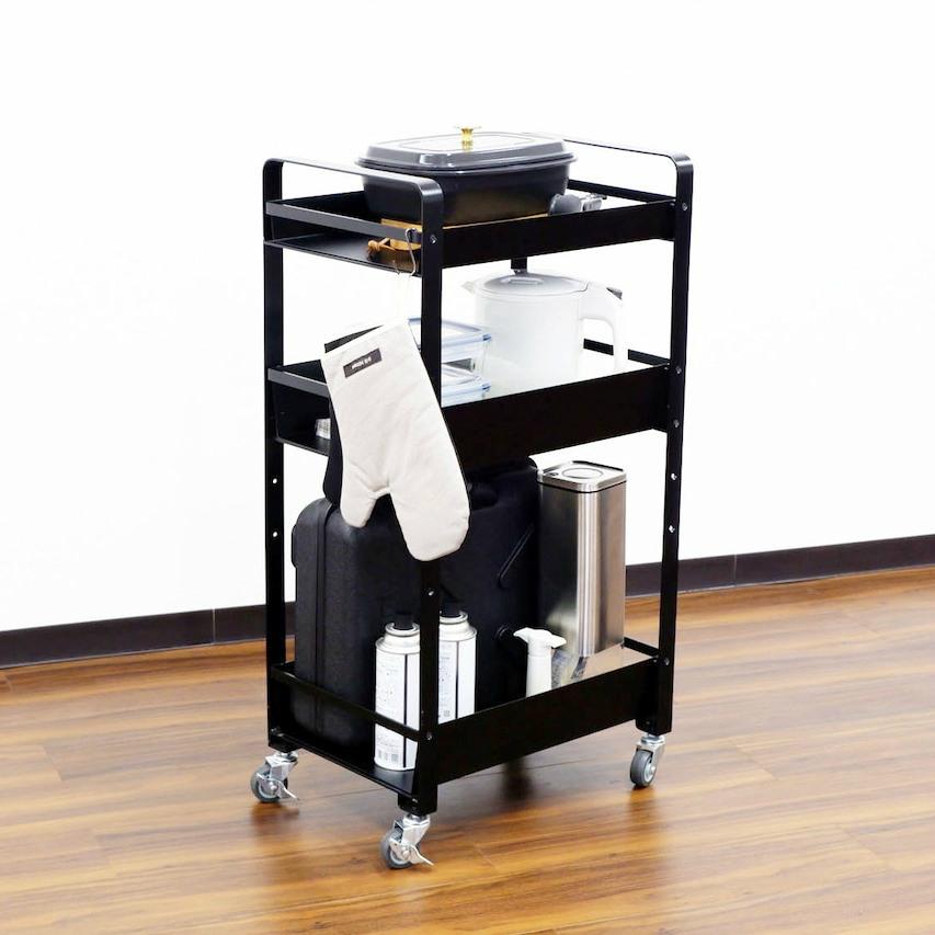 COLLEND コレンド ストレージワゴン ラージ 全2色 | SWL-WH 白 SWL-BK 黒 W450×D305×H850 日東 : i-shopさくら Yahoo!店 - 通販 ...