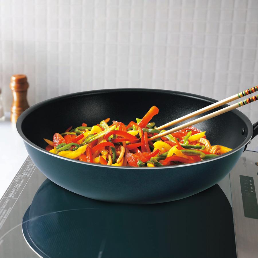 フライパン 28cm IH対応 ガス火 硬度NO1 ダイヤモンド 最高評価 ダイキン 深型 焦げ付きにくい ih セラミック配合 高い耐久性 /100S いため鍋ML : i-shop7 ...