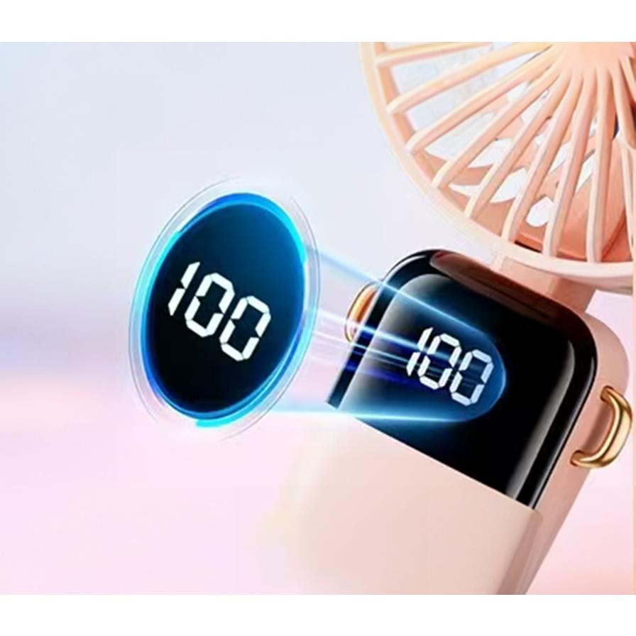 ハンディファン 2025新型 扇風機 ハンディ扇風機 充電式 モバイル 小型 静音 デジタル液晶 5段階風量調整 バッテリー 首かけ 角度調整 屋外 /60N 猫ファンIX : i-shop7 ...