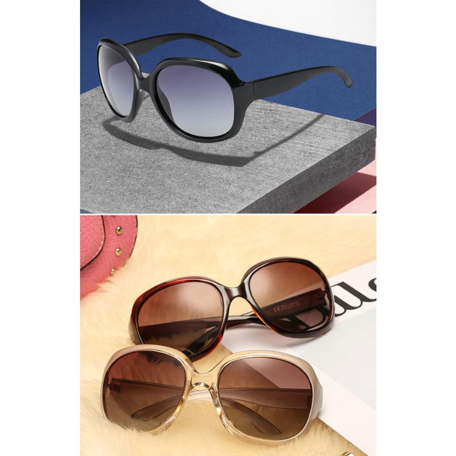 偏光 サングラス UVカット UV400 メガネ 女性 激安 レディース Sunglass 大きい ビッグフレーム : ユニコ - 通販 - Yahoo!ショッピング