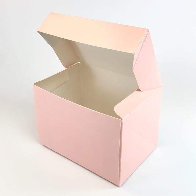 A70520 CP105 ピンク 3.5×5（400枚）105×150×105mm 保冷剤スペース付 ケーキ箱 パッケージ中澤 : 包装資材 ...