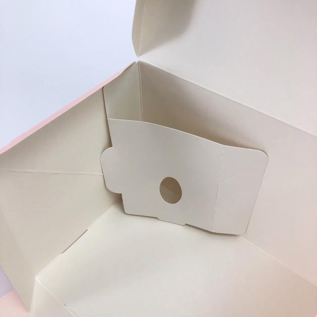 A70520 CP105 ピンク 3.5×5（400枚）105×150×105mm 保冷剤スペース付 ケーキ箱 パッケージ中澤 : 包装資材 ...