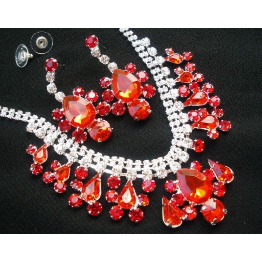 ネックレス ピアス セット 結婚式 パーティ（大振りストーン） : bhytr5 : アイアンドラブ - 通販 - Yahoo!ショッピング