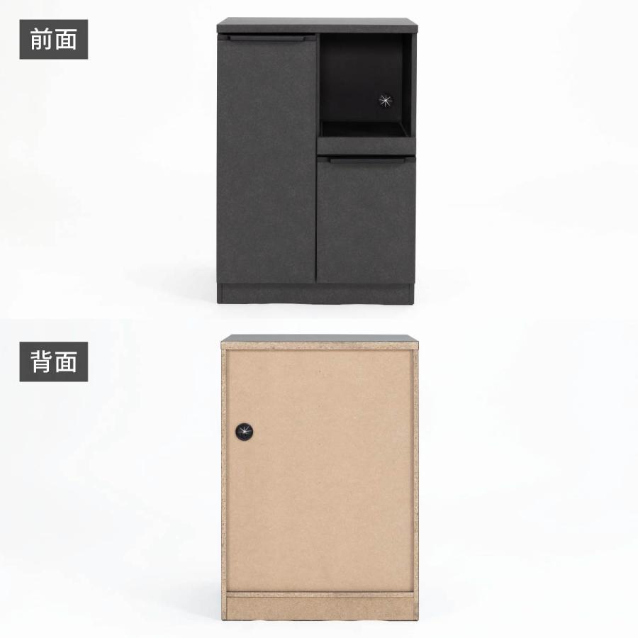 ナタール 60 キッチンカウンター セラミック調 カウンター 黒 グレー 収納 キッチン スライド レンジ台 完成品 スリム 食器棚 キッチン収納 引き出し : 8019 : IBASYO ...