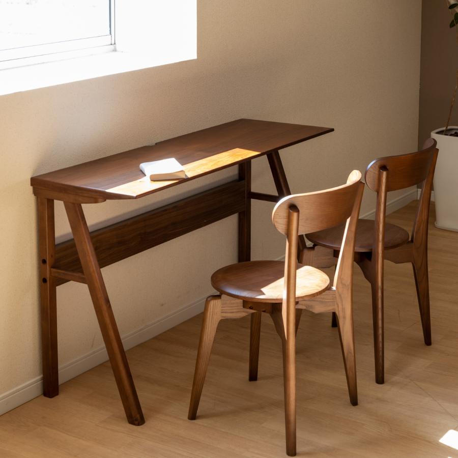 ハーブ 120 テーブル ダイニングテーブル 北欧 カウンター 木製 幅120 cm 奥行 40 テレワーク PCデスク 二人用 コンパクト カウンターテーブル デスク 在宅 : IBASYO ...