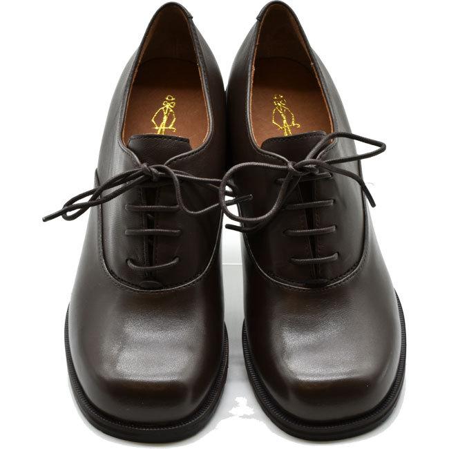 あしながおじさん 厚底パンプス レースアップ 本革 レザー レディース 2410085 : 靴のIBC - 通販 - Yahoo!ショッピング