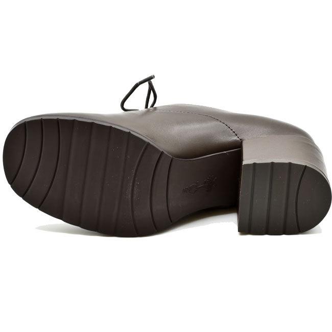 あしながおじさん 厚底パンプス レースアップ 本革 レザー レディース 2410085 : 靴のIBC - 通販 - Yahoo!ショッピング