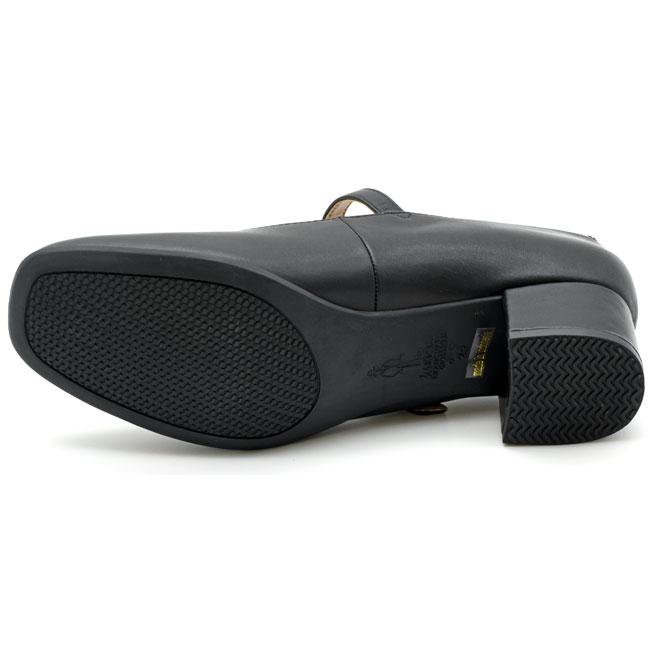 あしながおじさん ストラップパンプス メリージェーン 厚底 本革