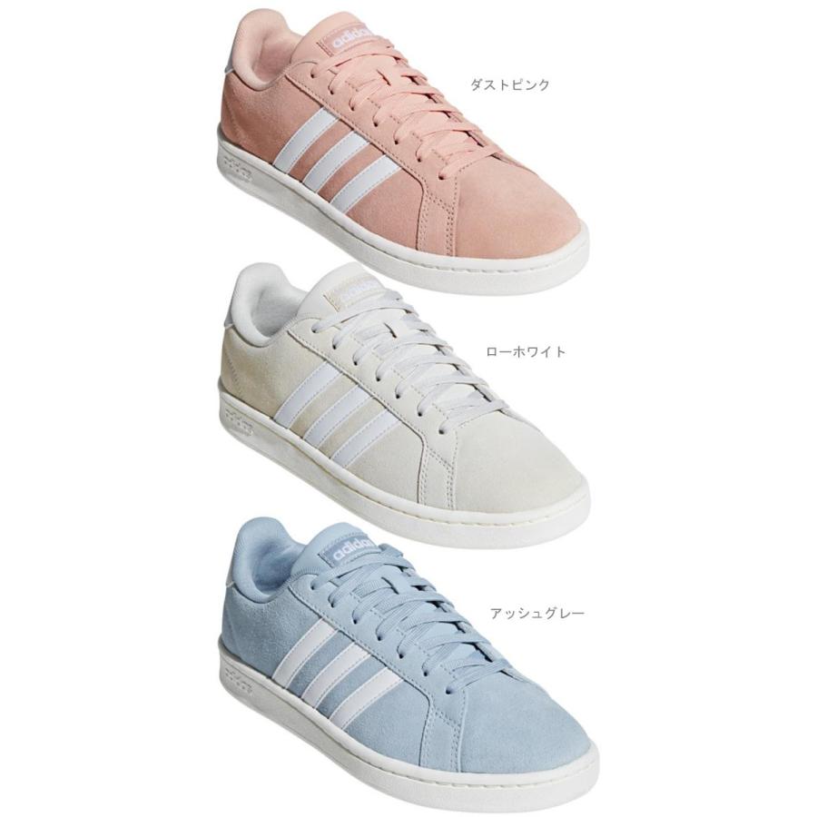 adidas（アディダス） レディース スニーカー GRANDCOURT SUE W レトロ F36497 F36498 F36499 : 靴 ...