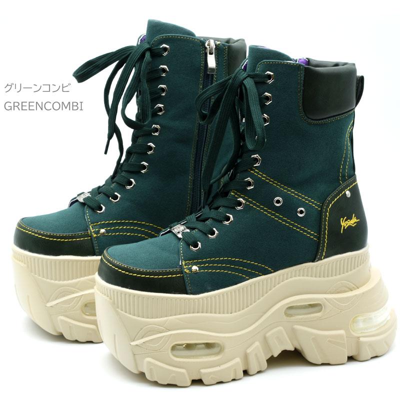 YOSUKE（ヨースケ） ブーツ レディース 黒 厚底スニーカー 厚底ブーツ ショートブーツ レースアップブーツ 全4色 S M L LL 4460114 : 靴のIBC - 通販 ...