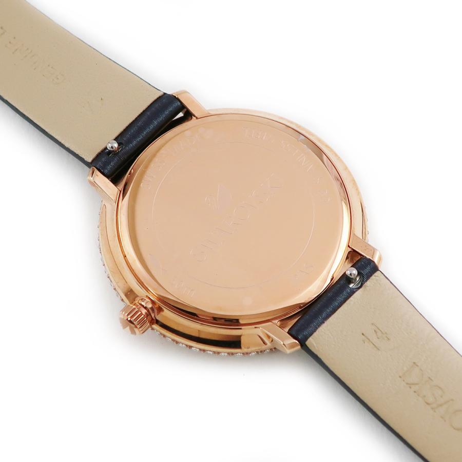 スワロフスキー SWAROVSKI Crystal Frost 5484058 未使用 レディース 腕時計 クオーツ ブラック 中古 ...