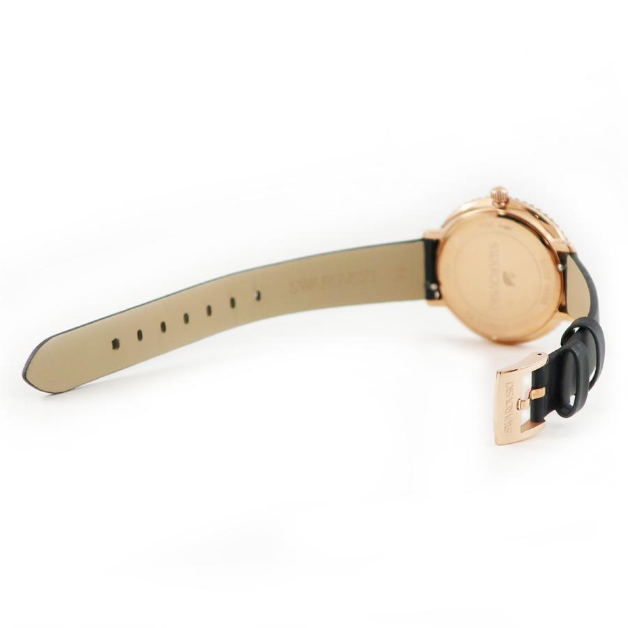 スワロフスキー SWAROVSKI Crystal Frost 5484058 未使用 レディース 腕時計 クオーツ ブラック 中古 ...