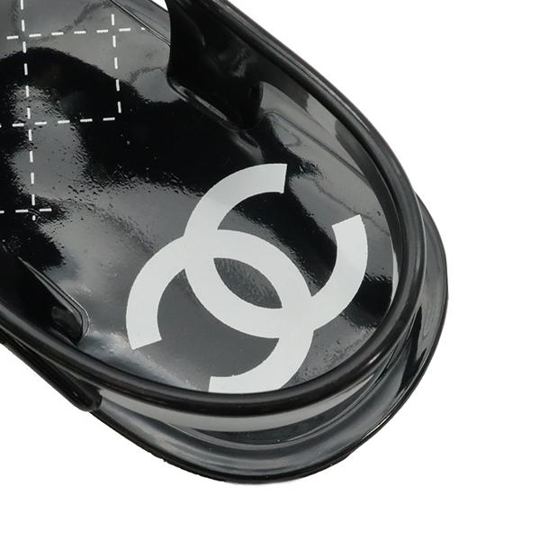CHANEL シャネル サンダル パールアクセントトング フラット CHANEL シャネル サンダル パールアクセントトング フラット