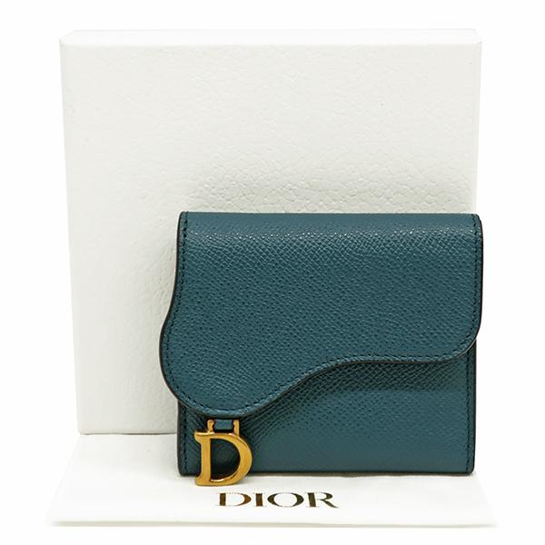 Christian Dior クリスチャン・ディオール 三つ折り財布 サドル Christian Dior クリスチャン・ディオール 三つ折り財布 サドル