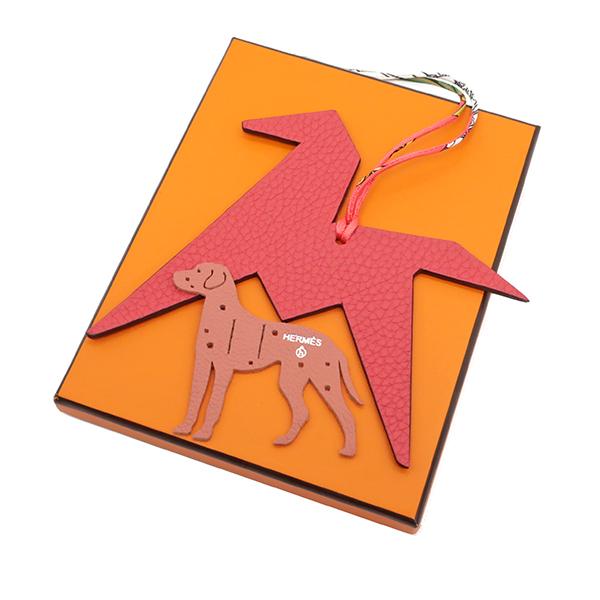 HERMES エルメス チャーム プティアッシュ オリガミ 馬 リボン HERMES エルメス チャーム プティアッシュ オリガミ 馬 リボン
