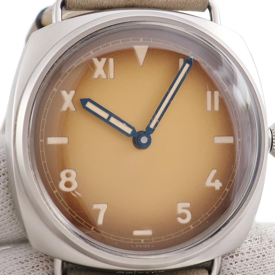 RADIOMIR 【3年保証】 パネライ ラジオミールカリフォルニア PAM00931 V番 茶 ローマン アラビア 復刻モデル 限定 手巻き ...