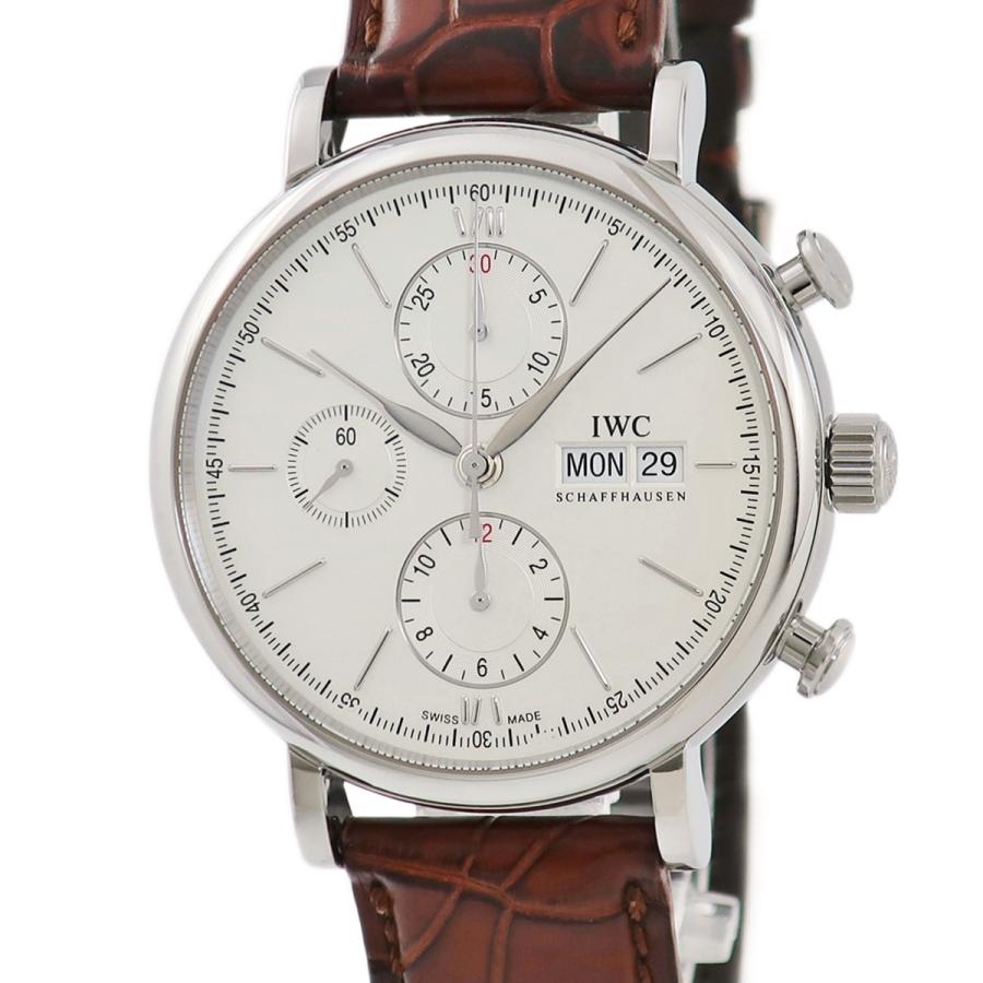 IWC SCHAFFHAUSEN 【3年保証】 ポートフィノ クロノグラフ IW391007 バー ローマン 自動巻き メンズ 腕時計 ...