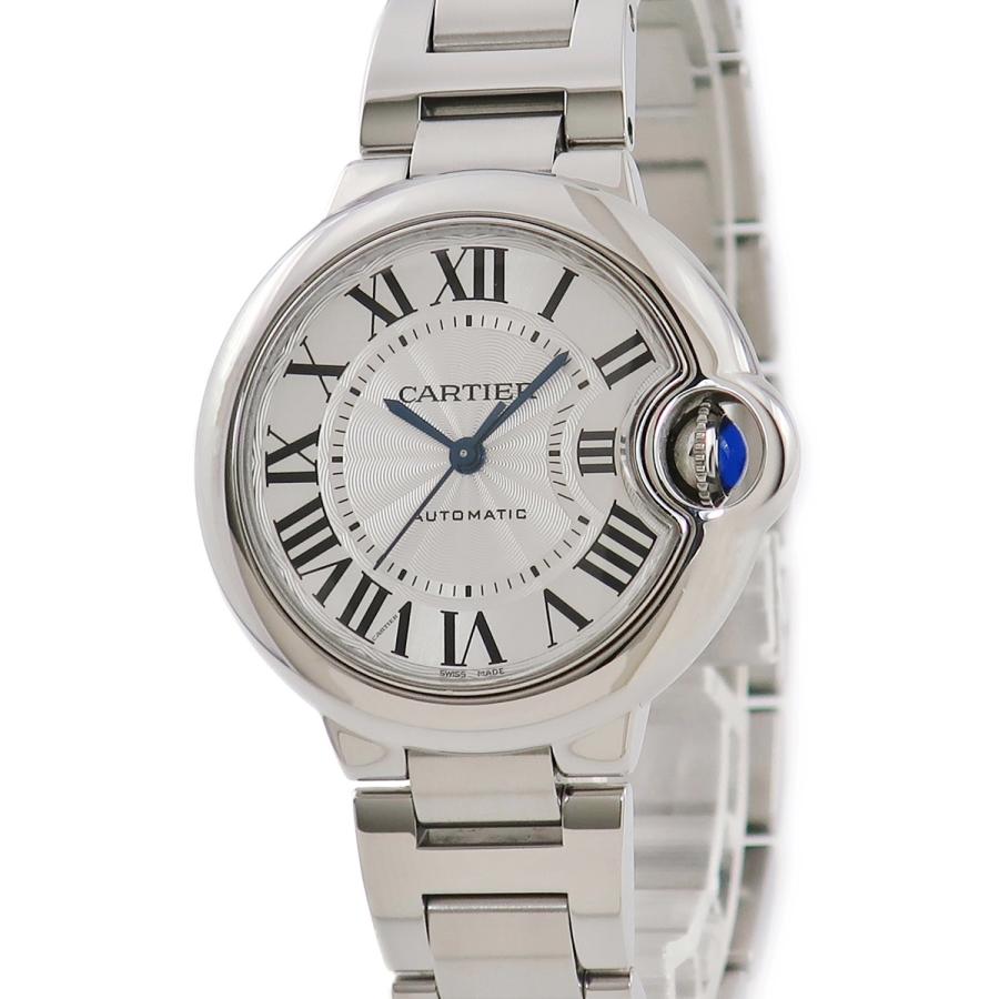 BALLON BLEU DE CARTIER 【3年保証】 カルティエ バロンブルー 33mm WSBB0044 青針 ローマン ギヨシェ ...