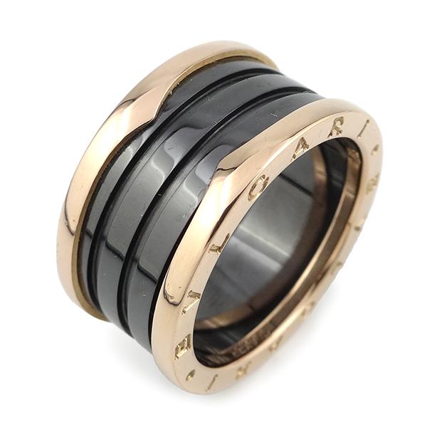 ビー・ゼロワン ブルガリ リング 指輪 B-Zero1 ピンクゴールド セラミック 750PG 750 ＃62 : HOUBIDOU 心斎橋店 - 通販 - Yahoo!ショッピング