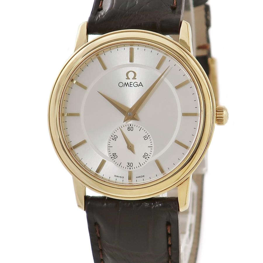 OMEGA 【3年保証】 オメガ デ ヴィル プレステージ 4620.31.01 OH済 K18YG無垢 バー 手巻き メンズ 腕時計 ...