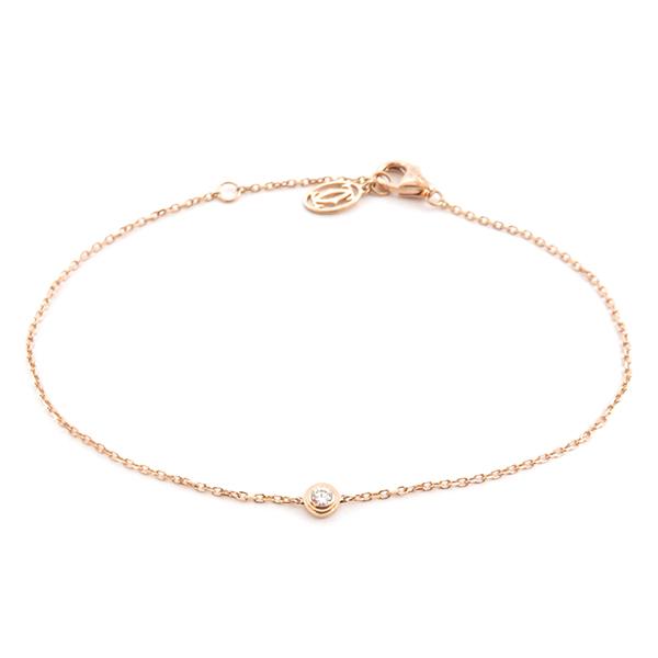 DIAMANTS LEGERS カルティエ ブレスレット ディアマンレジェ XS ピンクゴールド K18PG ダイヤモンド 1ポイント AU750 2022年購入 : HOUBIDOU 心斎橋 ...