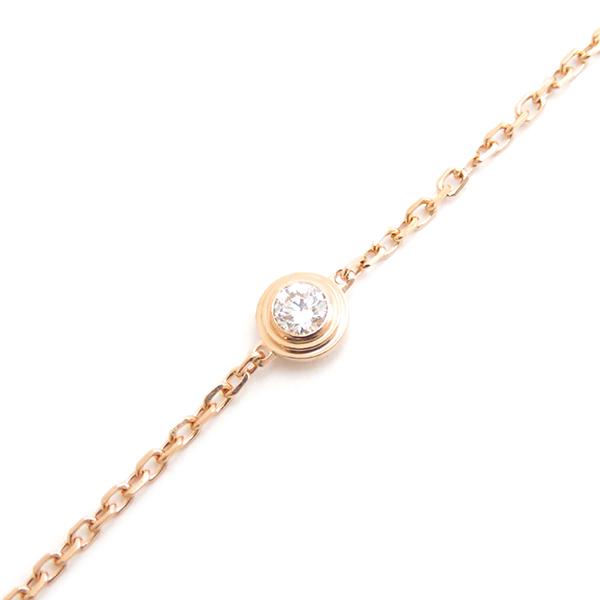 DIAMANTS LEGERS カルティエ ブレスレット ディアマンレジェ XS ピンクゴールド K18PG ダイヤモンド 1ポイント AU750 2022年購入 : HOUBIDOU 心斎橋 ...