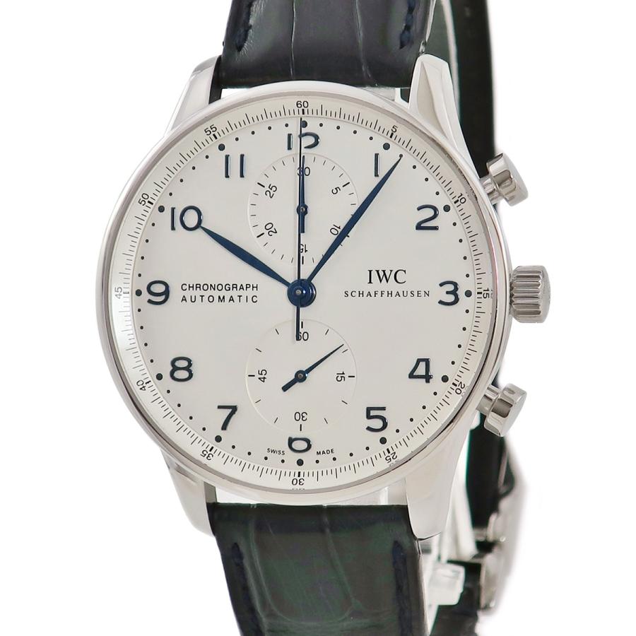 【3年保証】 IWC ポルトギーゼ クロノグラフ IW371446 アラビア エンボス 自動巻き メンズ 腕時計 : 240500367193 ...