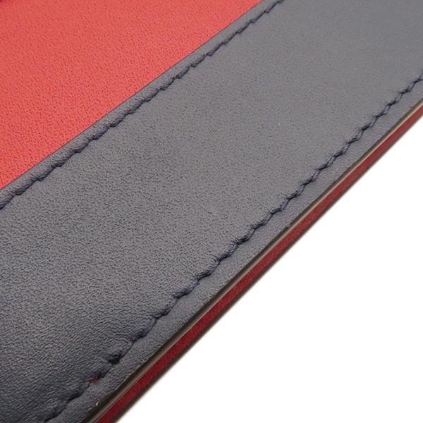 GG グッチ 二つ折り財布 クィーンマーガレット ビー ホワイトXレッドXブルー レザー 476072 白 赤 紺 新品 未使用 ...