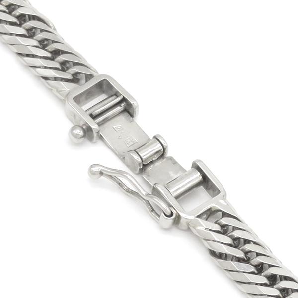 喜平 ネックレス pt850 60cm 50g 6面 ダブル W プラチナシルバー Pt850 ※ショッピングローン対応していません。 :240500373311:HOUBIDOU 心斎橋店 ...