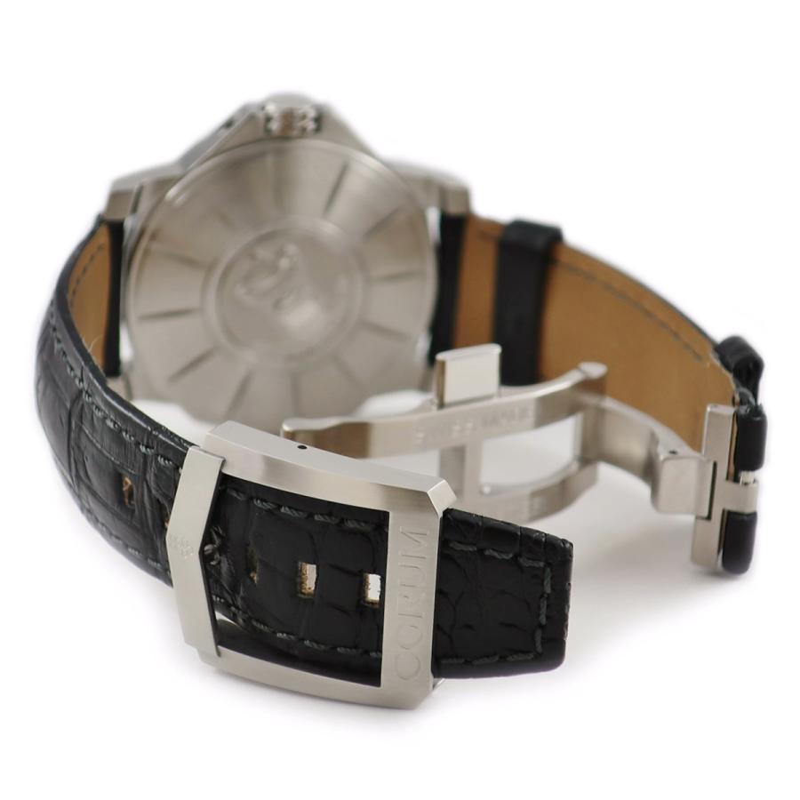CORUM 【3年保証】 コルム アドミラルズカップ GMT 383.330.20/0F81 AN12 12角形 黒 信号旗 自動巻き メンズ ...
