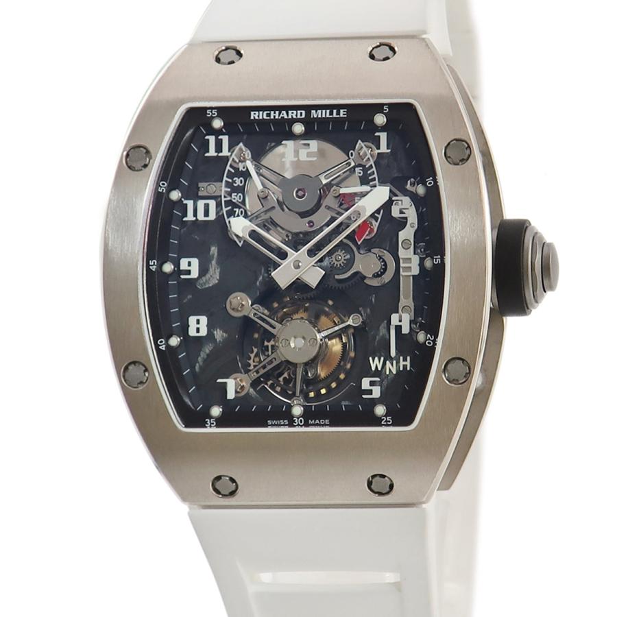 【3年保証】 リシャール・ミル RM002 V1 トゥールビヨン AEWG メーカーOH済 K18WG無垢 スケルトン トノウ 手巻き メンズ ...