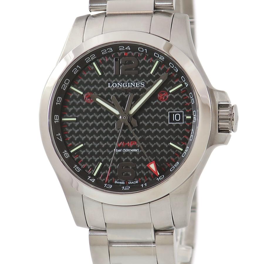 LONGINES 【3年保証】 ロンジン コンクエスト V.H.P. L3.718.4.66.6 未使用 黒 パーペチュアルカレンダー クオーツ メンズ 腕時計 : HOUBIDOU 心斎橋店 ...