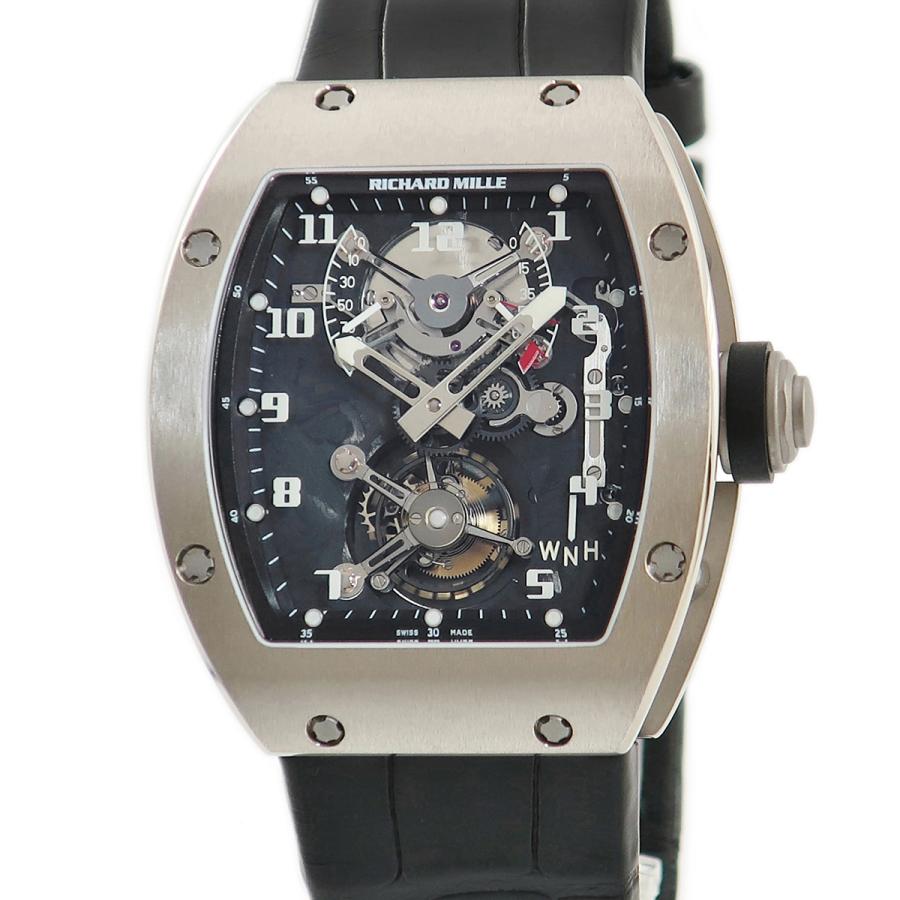 【3年保証】 リシャール・ミル RM002 V1 トゥールビヨン AF WG メーカーOH済 K18WG無垢 スケルトン トノウ 手巻き ...
