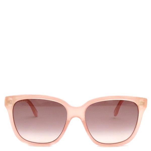 グッチ サングラス スクエア アジアンフィット 56 17 ピンク プラスチック GG0790S 003 ピンク レッドグラデーションレンズ ...