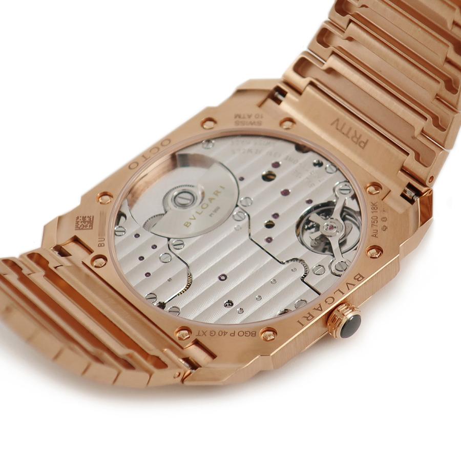 BVLGARI 【3年保証】 ブルガリ オクト フィニッシモ オートマティック 103637 未使用 K18PG無垢 極薄 軽量 茶 自動巻き メンズ 腕時計 : HOUBIDOU 心斎橋店 ...