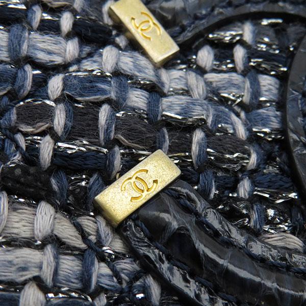 CHANEL シャネル 2WAYバッグ スモール ヴァニティ ネイビー系 CHANEL シャネル 2WAYバッグ スモール ヴァニティ ネイビー系