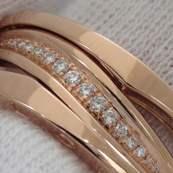 ビー・ゼロワン ブルガリ リング 指輪 ビーゼロワン B-zero1 レジェンド ピンクゴールド K18PG ダイヤモンド Au750 18金 ローズゴールド #65(JP 25 ...