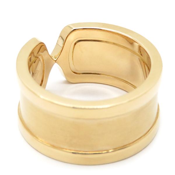Cartier カルティエ リング 指輪 2C ドゥーブル LM イエローゴールド K18YG ダイヤモンド C2 18K 750 ＃53 ...