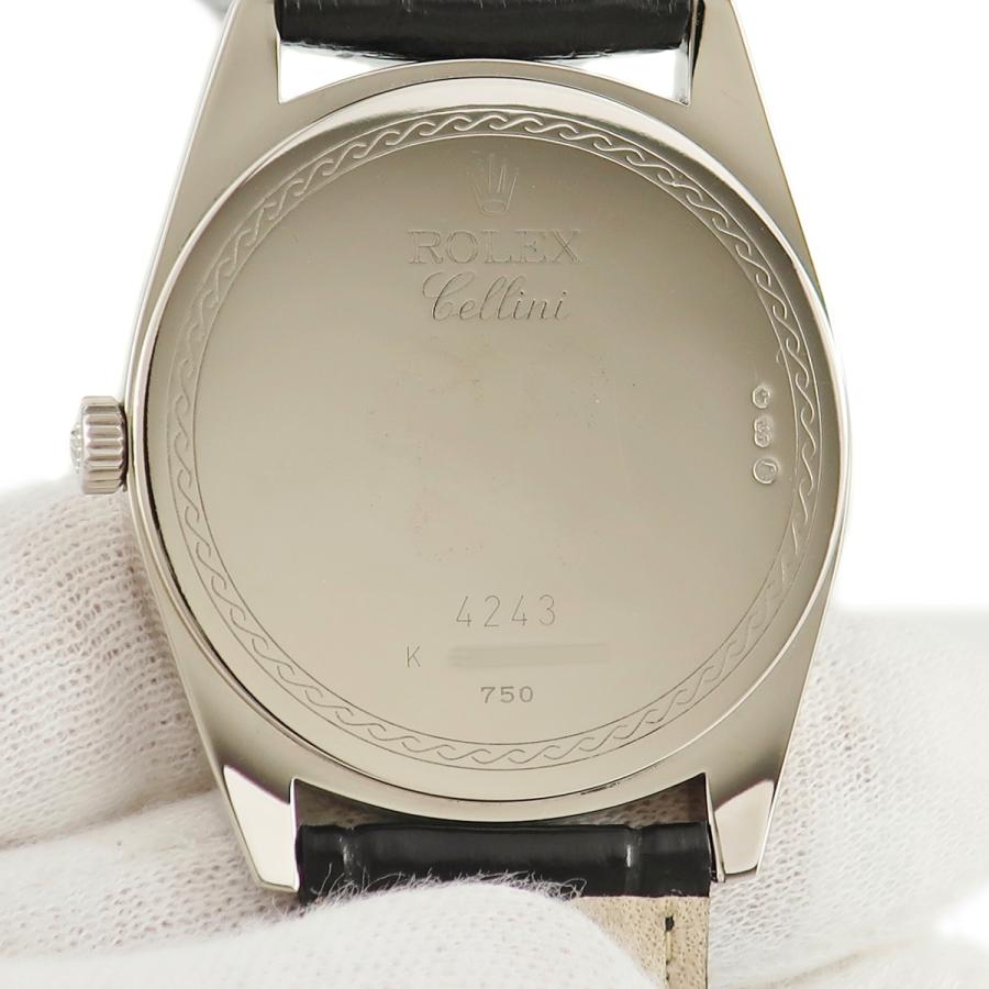 ROLEX 【3年保証】 ロレックス チェリーニ ダナオス 4243/9 K番 K18WG無垢 黒 バー ドレスウォッチ 手巻き メンズ 腕時計 : HOUBIDOU 心斎橋店 - 通販 ...