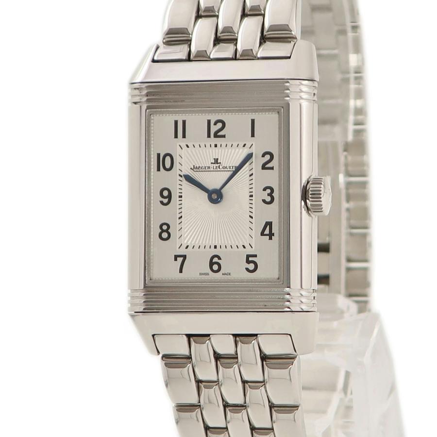 レベルソ 【3年保証】 ジャガールクルト クラシック デュエット Q2588120 212.8.D4 純正ダイヤ 回転 黒 手巻き メンズ ...