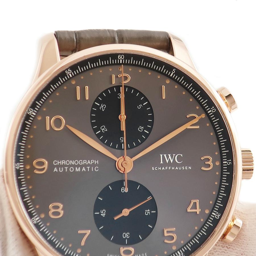 ポルトギーゼ 【3年保証】 IWC クロノグラフ IW371610 K18RG無垢 アラビア 自動巻き メンズ 腕時計 : HOUBIDOU ...