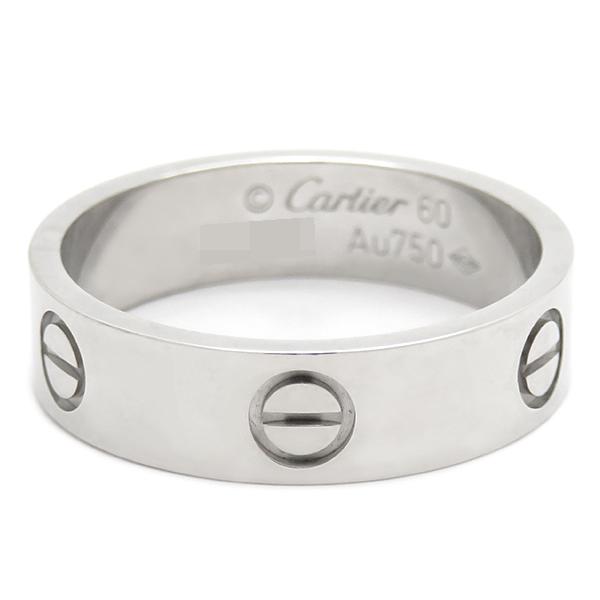 LOVE（Cartier） カルティエ リング 指輪 ラブリング ホワイトゴールド K18WG LOVE Ring 750 18K 18金 #60(JP 20) : HOUBIDOU 心斎橋店 ...